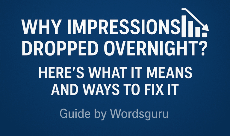 Impressions Dropped Overnight? Here’s What It Means and Ways to Fix It ...