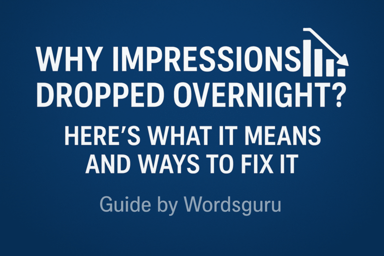 Impressions Dropped Overnight? Here’s What It Means and Ways to Fix It ...